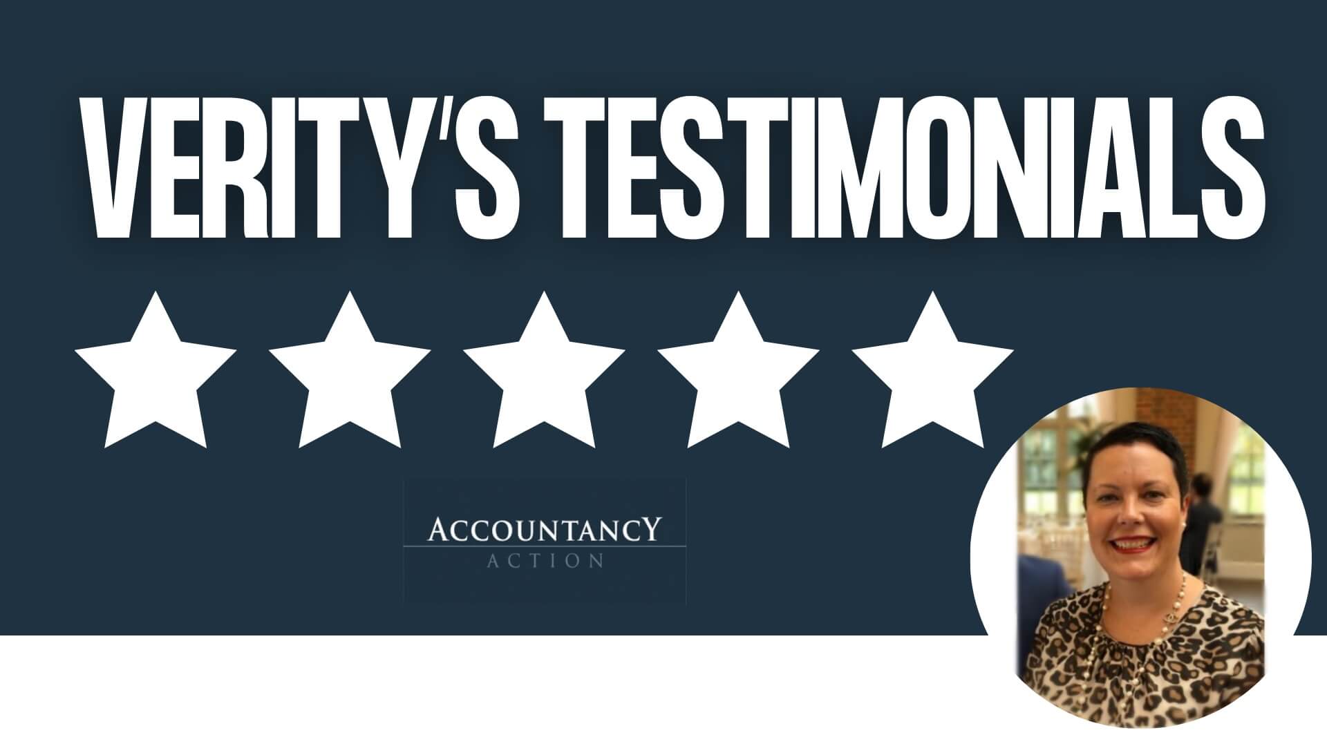 Verity’s Testimonials - Accountancy Action